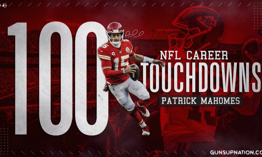 Patrick Mahomes Fastest to 100 Career Passing TDs in NFL History - Guns ...