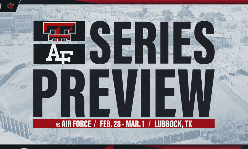 Red Raider Baseball Welcomes Air Force - Guns Up Nation
