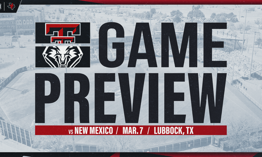 Red Raiders Return Home to Face New Mexico - Guns Up Nation